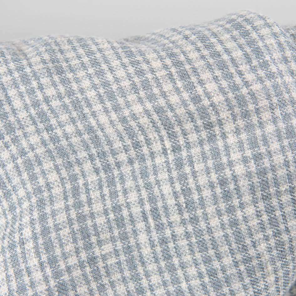 Atelier Goldfaden | Leinen-Wolle - Old Blue Multi Check