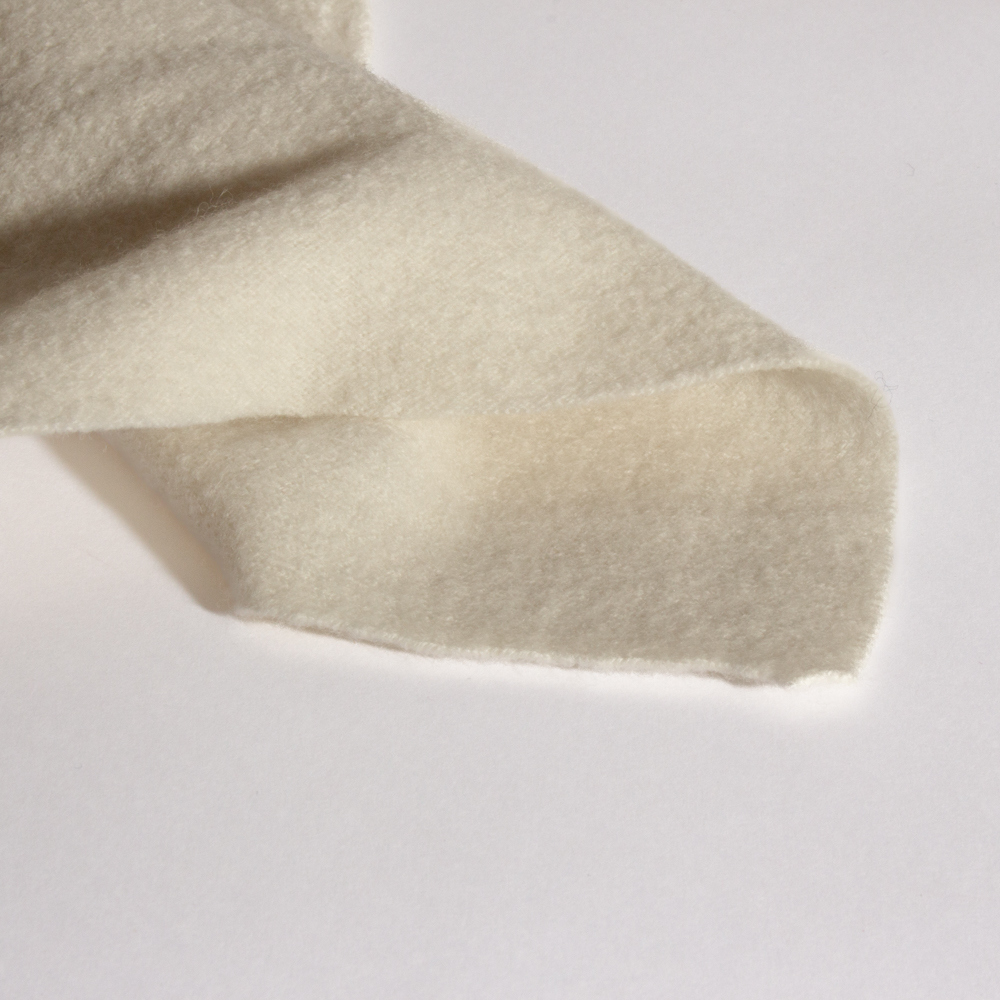 Organic Merino Boiled Wool - Ivory | Atelier Goldfaden